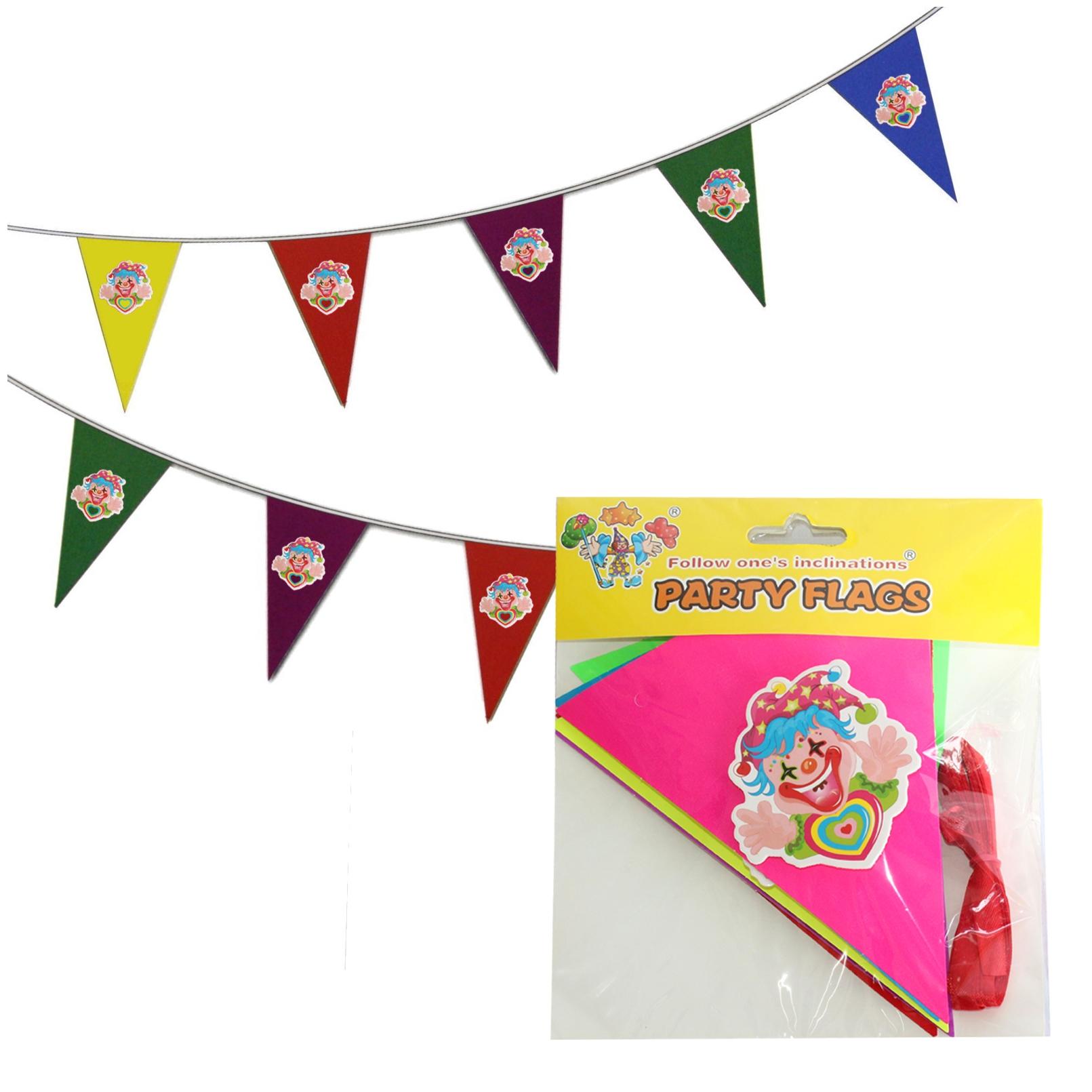 Multicolored Clown Party Flags | Daraz.com.np
