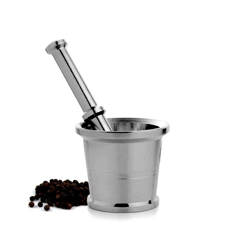 Devidayal Classic Stainless Steel Mortar And Pestle No. 3 | Daraz.com.np