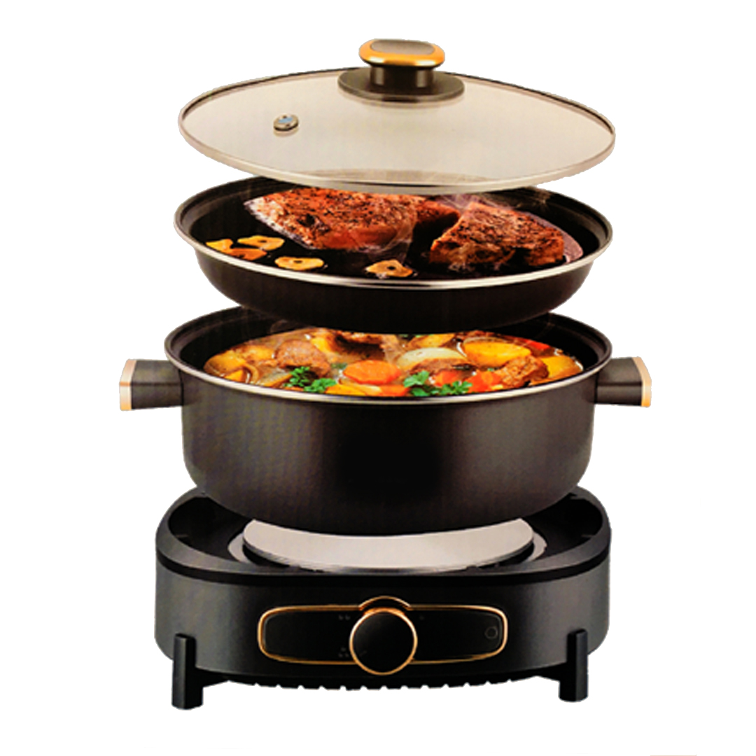 BOMA BM-6502 Electric Multipurpose Detachable Non-stick Hot Pot with ...