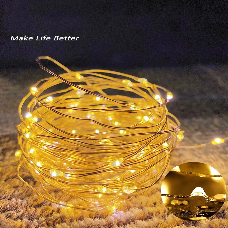 Waterproof Fairy Light CR2032 Battery-powered LED Mini Christmas Lights ...