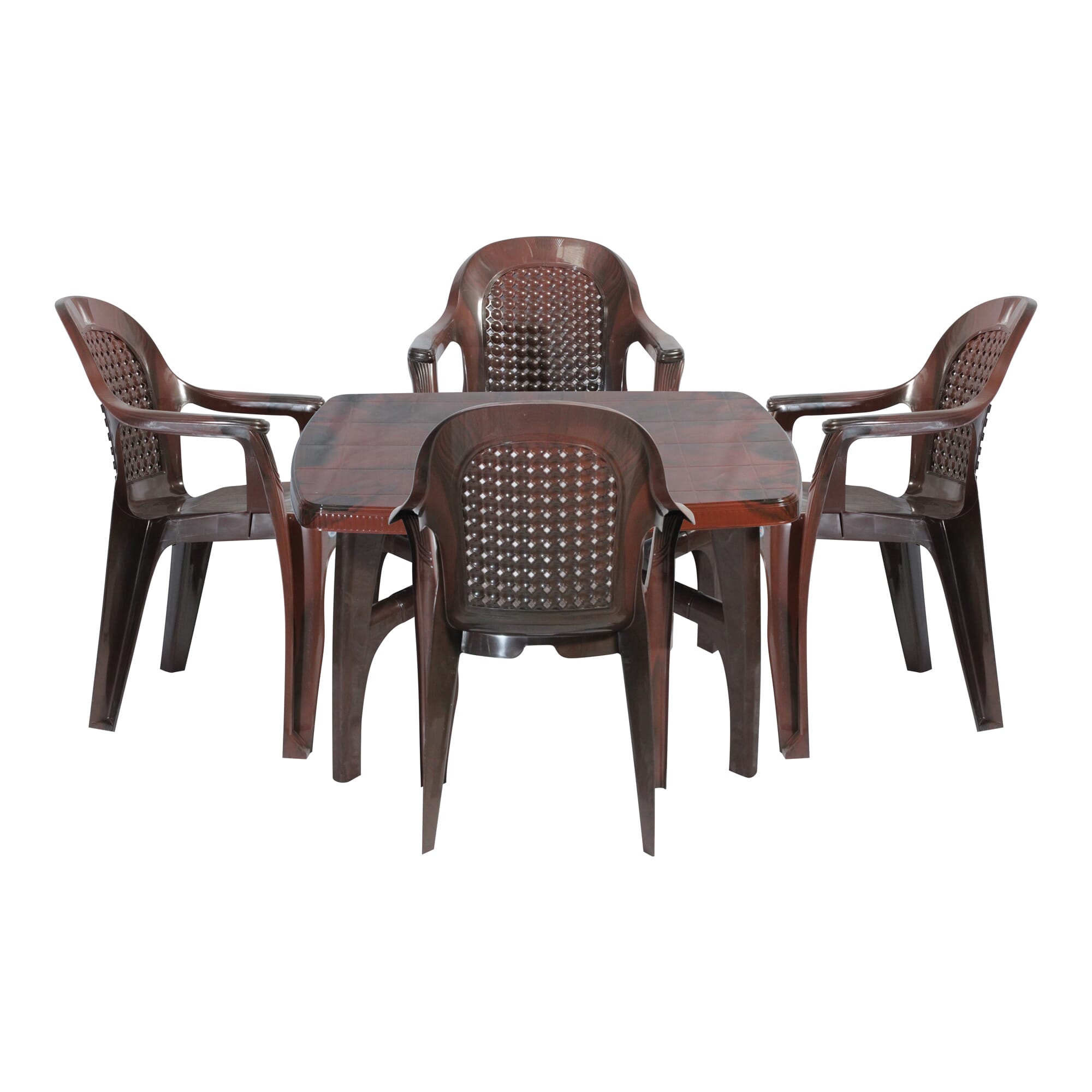 Bagmati Plastic Rectangular Table & Premium Chair Set (4 Chairs And 1 Table) -1001 | Daraz.com.np