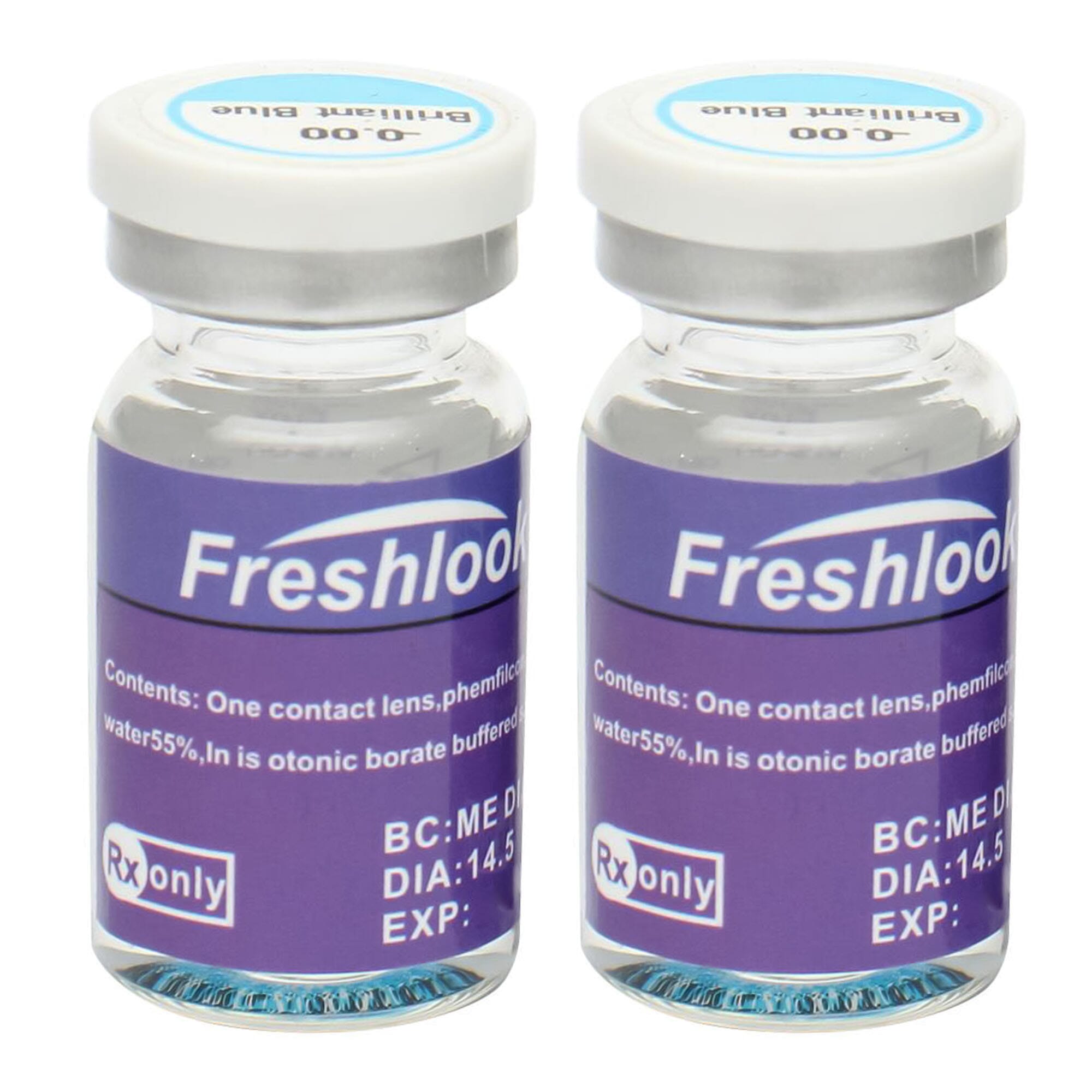 Fresh Look Eye Contact Lens Set Brilliant (-0.01 Blue) | Daraz.com.np