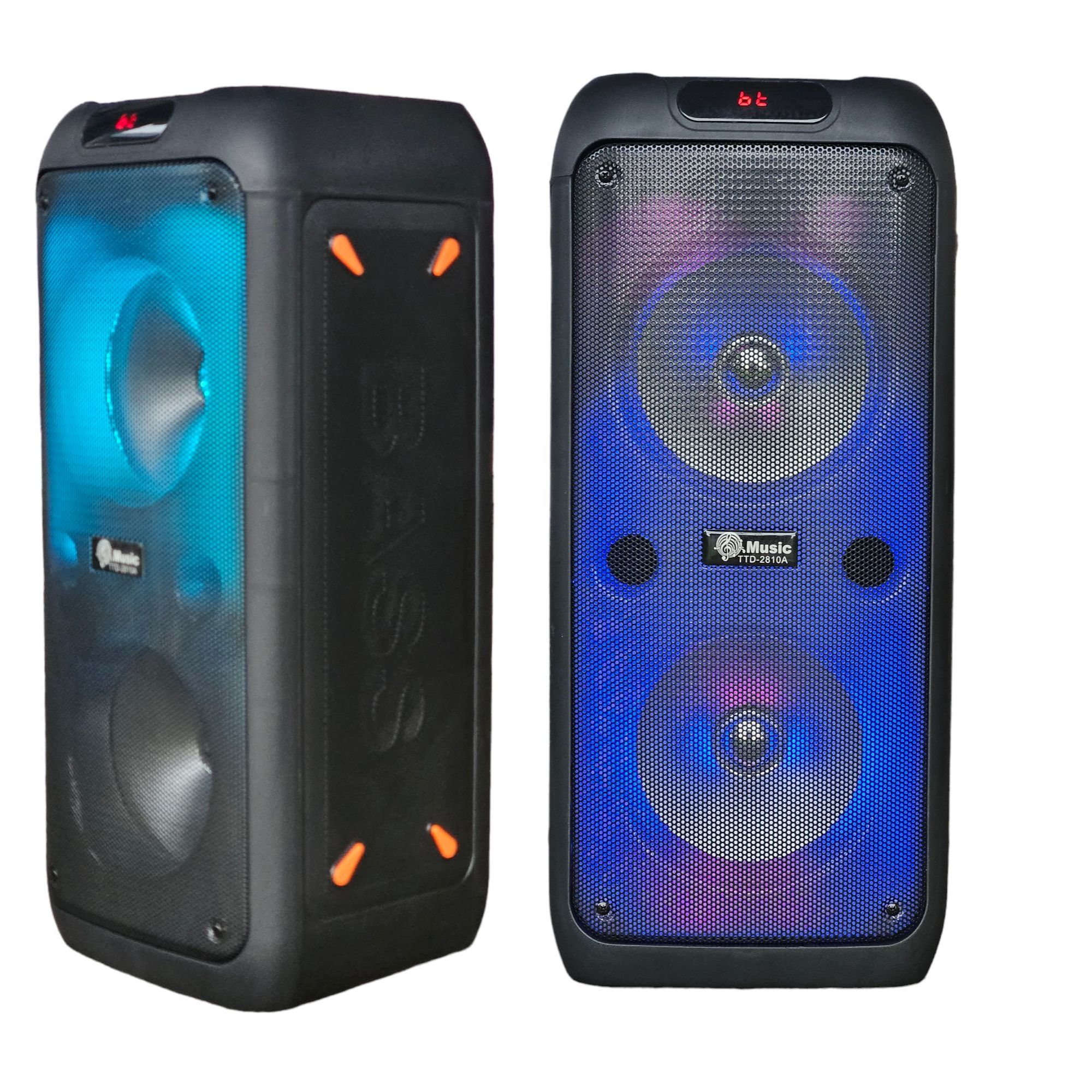 Double 8.5" Bass Speaker with Bluetooth, Remote and Wired Mic | Daraz ...