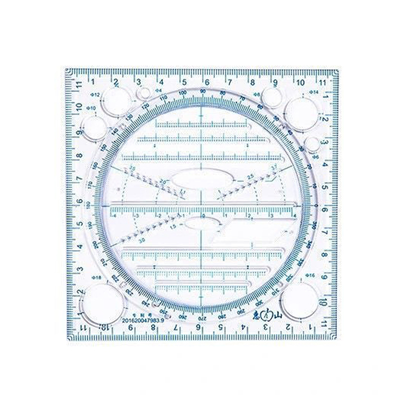 Multifunction Ruler Drawing Template Art Design Architect Stereo ...