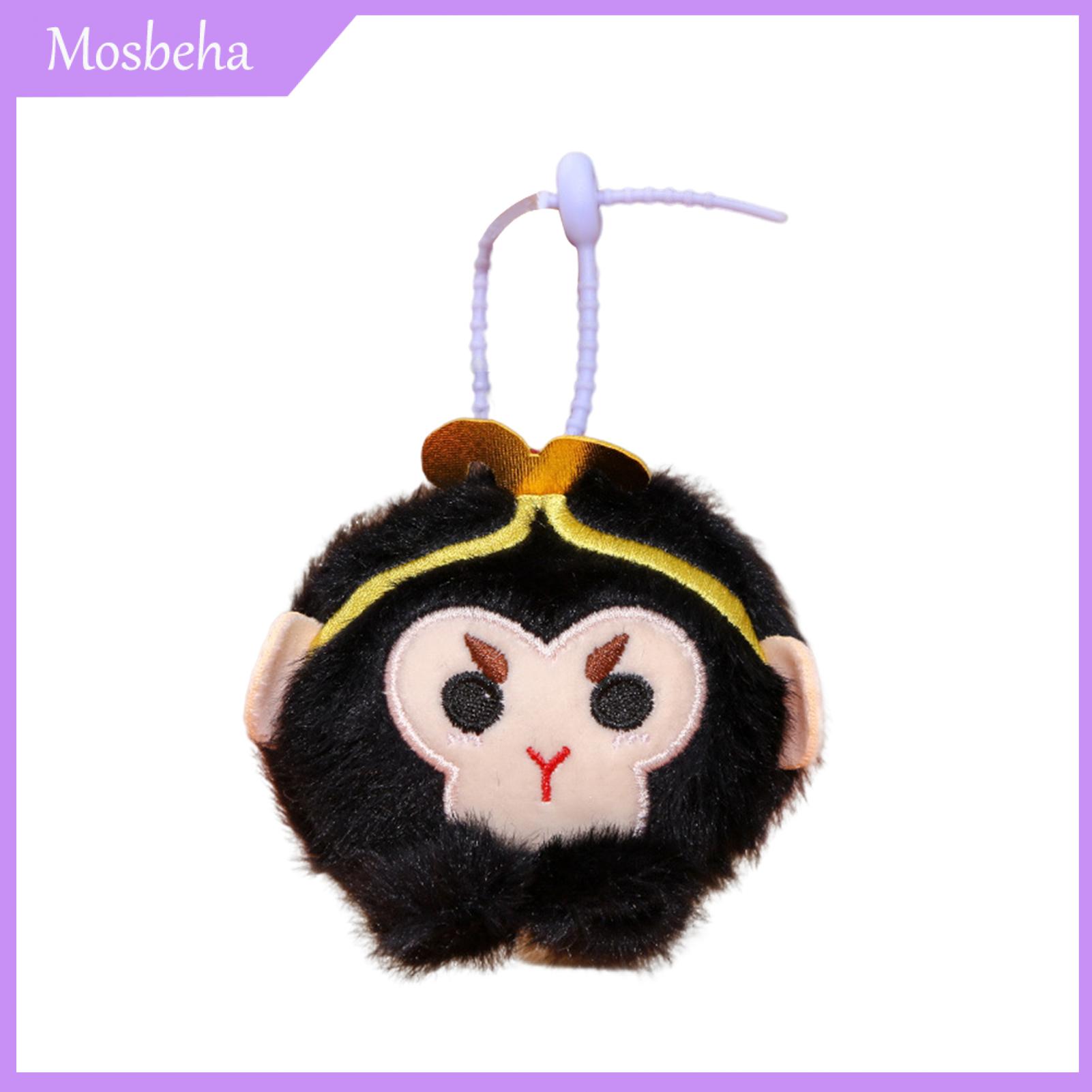 Mosbeha Cute Cartoon Plush Pendant Sun Wukong Monkey King Plush ...