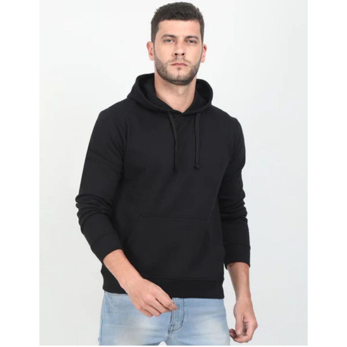 Plain Black Hoodie For Men | Daraz.com.np