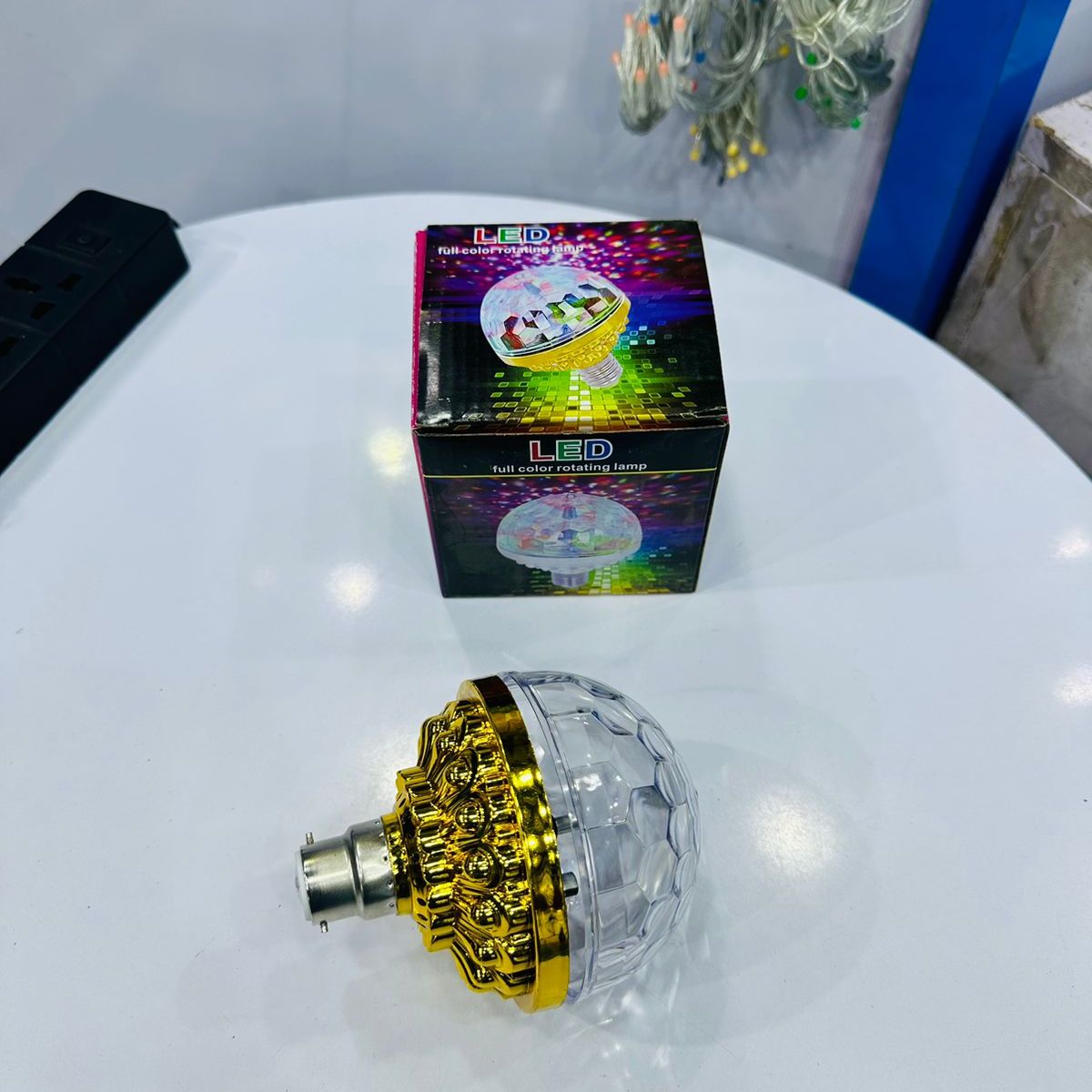 Led Full Color Rotating Disco Bulb Light | Daraz.com.np
