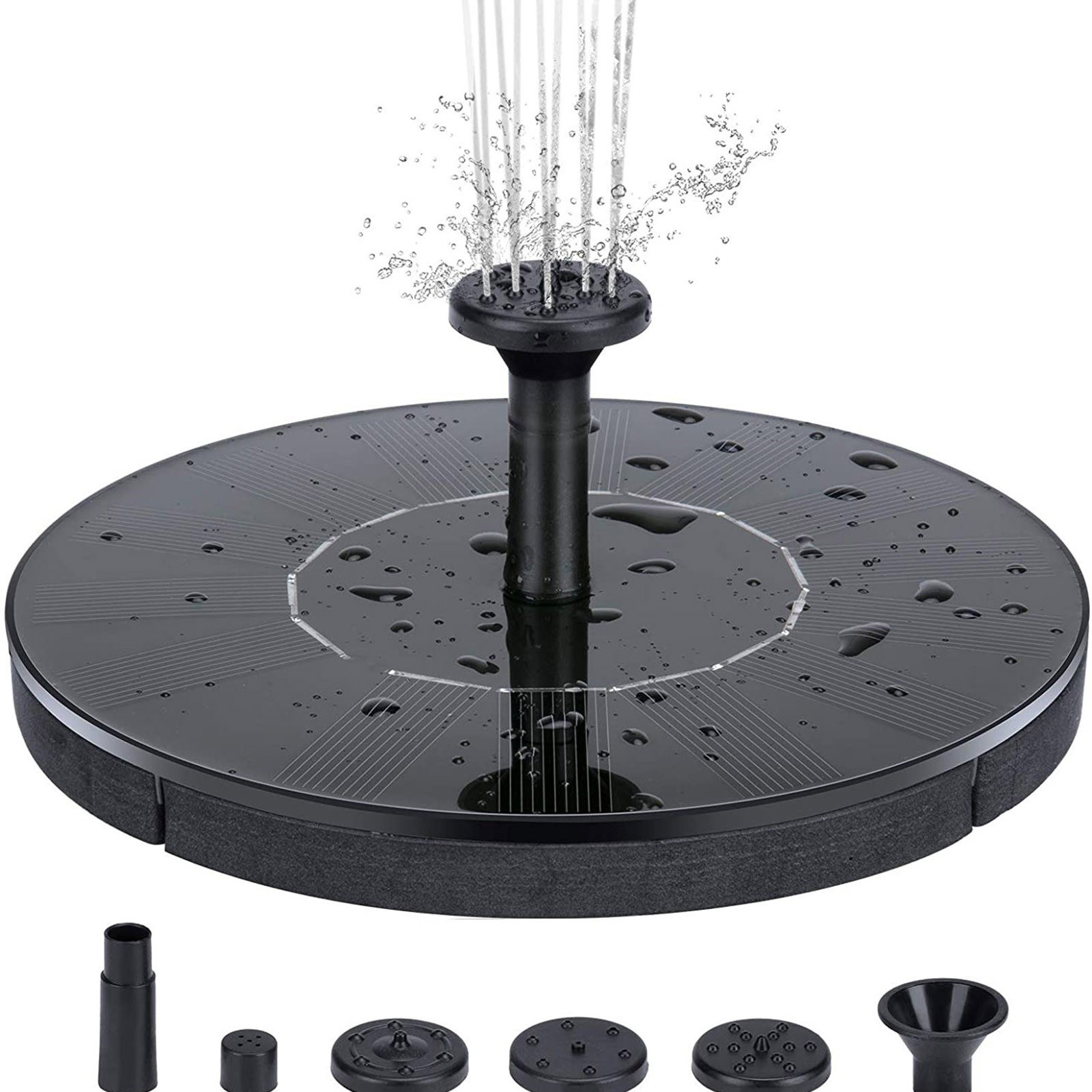 Polycrystalline Solar Panel Fountain Outdoor Pool Floating Fountain ...