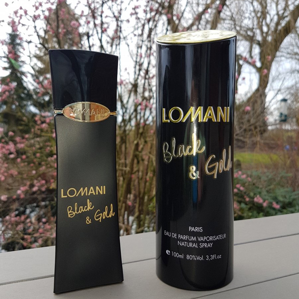 Lomani Black And Gold Paris Eau De Parfum Original Natural Spray For ...