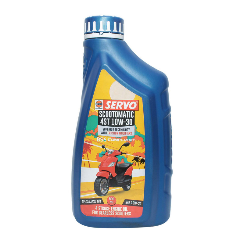 Servo Scootomatic 4St 10W-30 Engine Oil For Scooters 800 Ml | Daraz.com.np