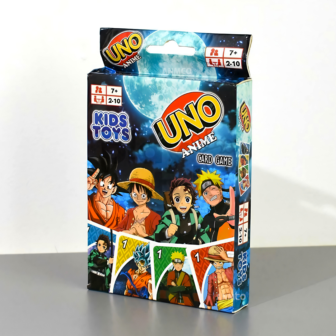 One Piece Naruto Demon Slayer DragonBall Z Anime UNO Card Game | Daraz ...