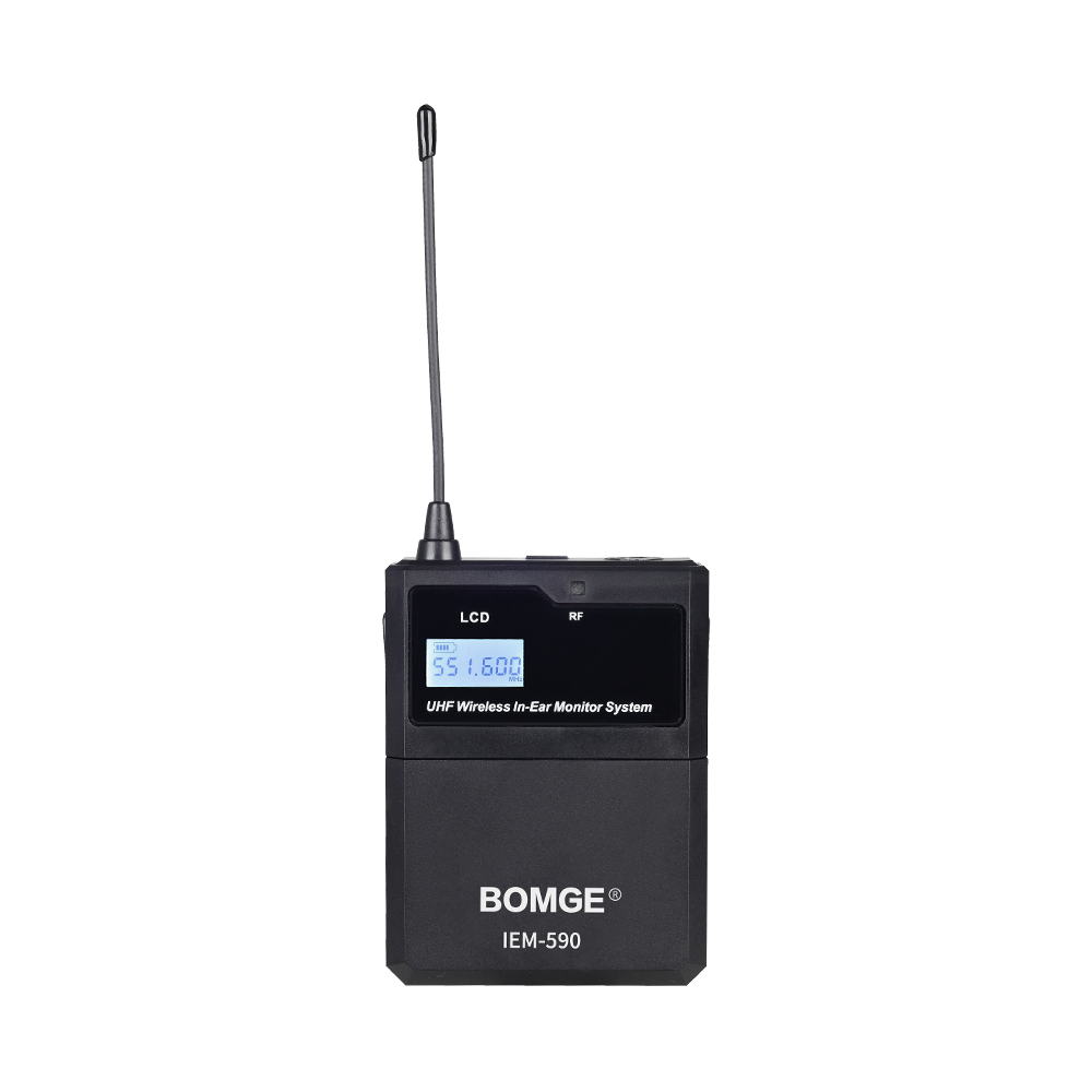 BOMGE Pro UHF Stereo audio wireless in-ear monitoring system 180Ft, Rack Mount, Professional IEM ...
