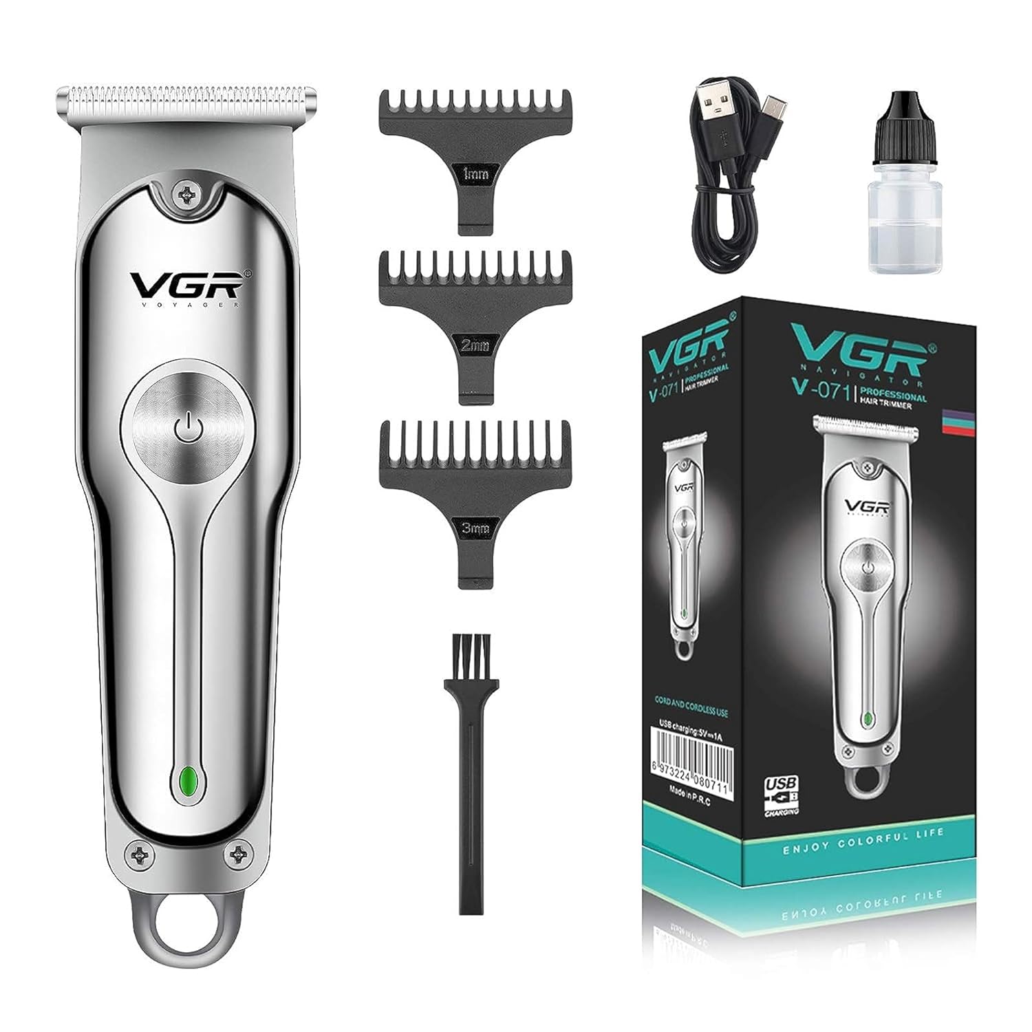 VGR 071 Professional Rechargable Hair Trimmer For Men | Daraz.com.np