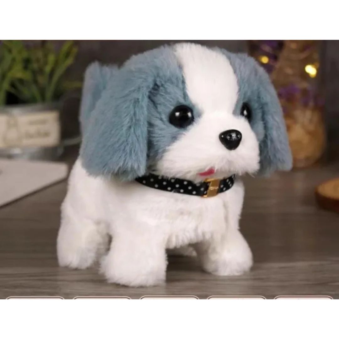 Puppy Electronic Toy Walking and Barking Dogs Tail Wagging Interactive ...