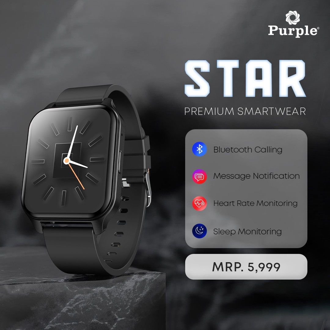 STAR Smartwatch Bluetooth Version 5.1 | Daraz.com.np