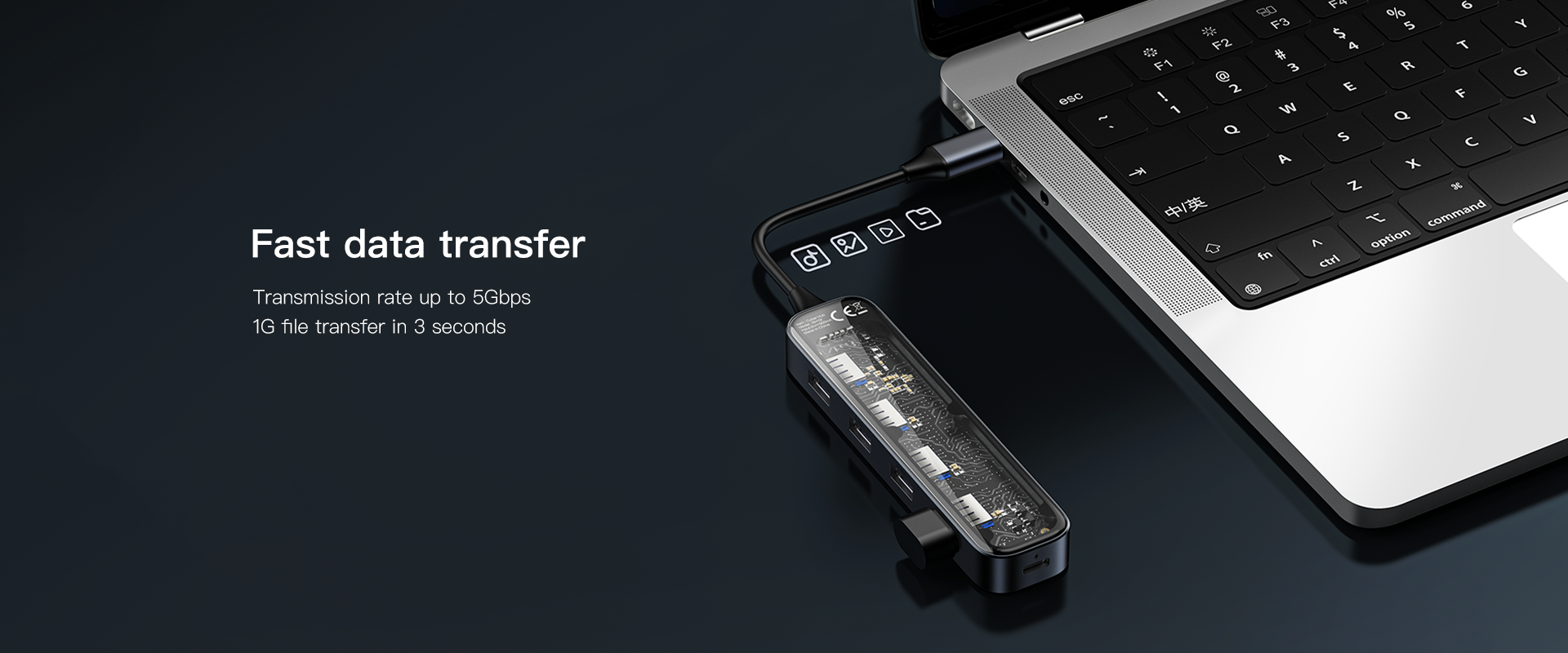 Recci USB Hub 5in1 RH19 | Daraz.com.np