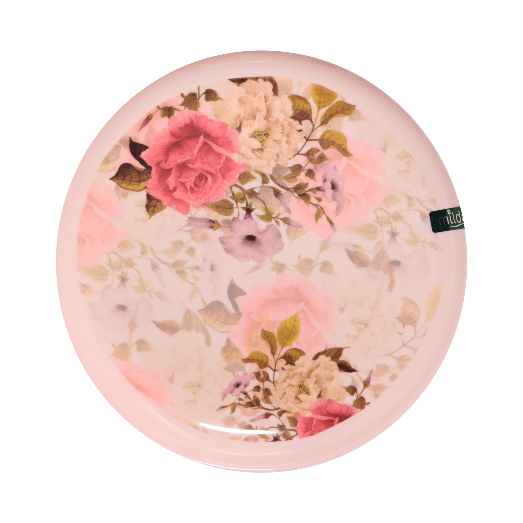 Multi Color Melamine Flower Design Serving Plate 10 Inch | Daraz.com.np