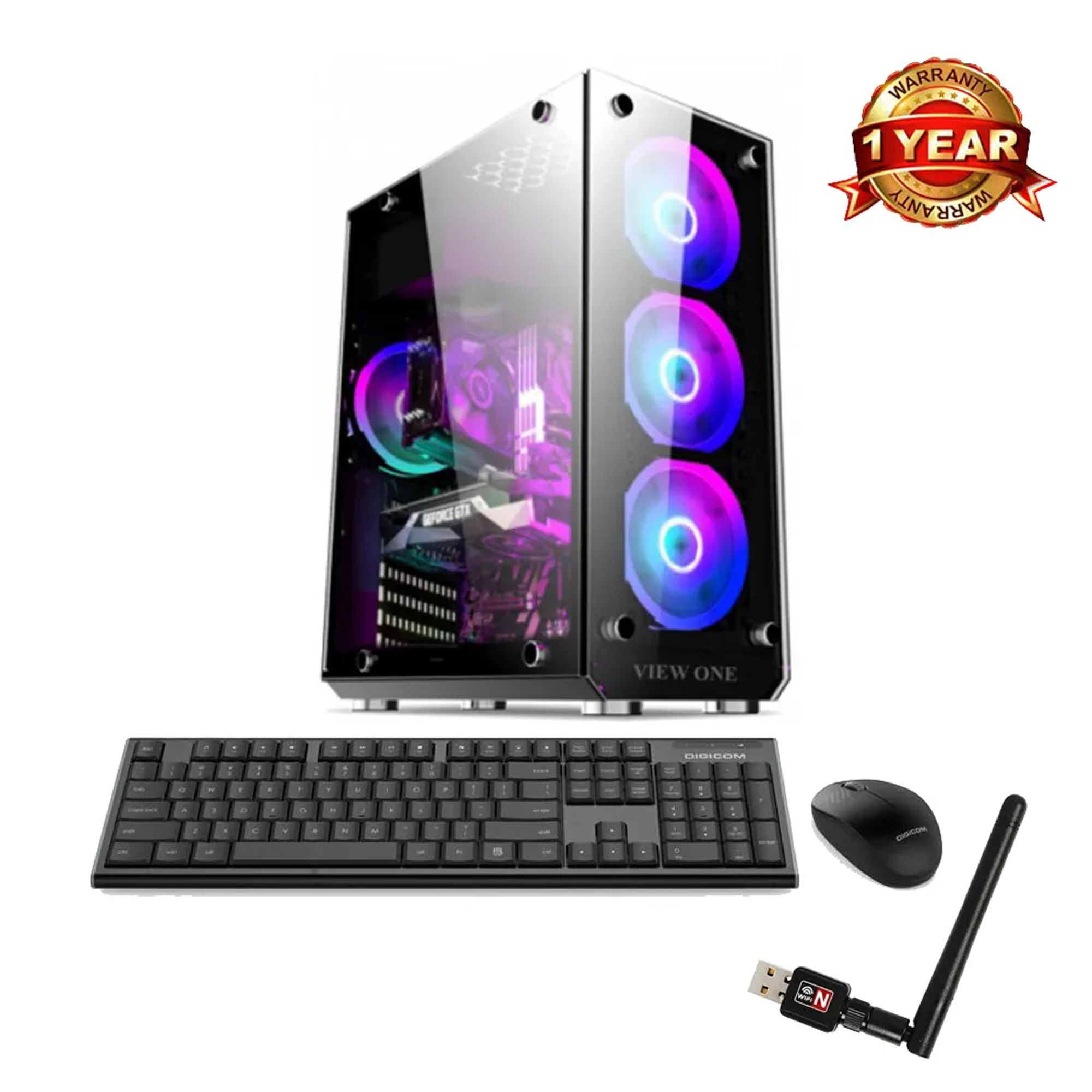 Wifi Desktop Computer CPU Assemble Wireless Intel Corei7 (11th Gen)/ 8 ...