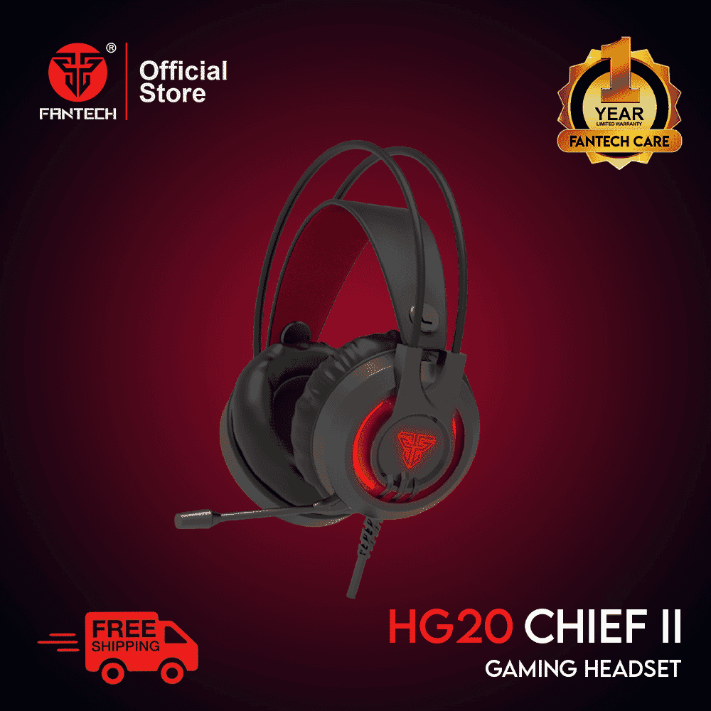 FANTECH HG20 CHIEF II 3.5mm RGB Light Gaming Headset With Microphone ...