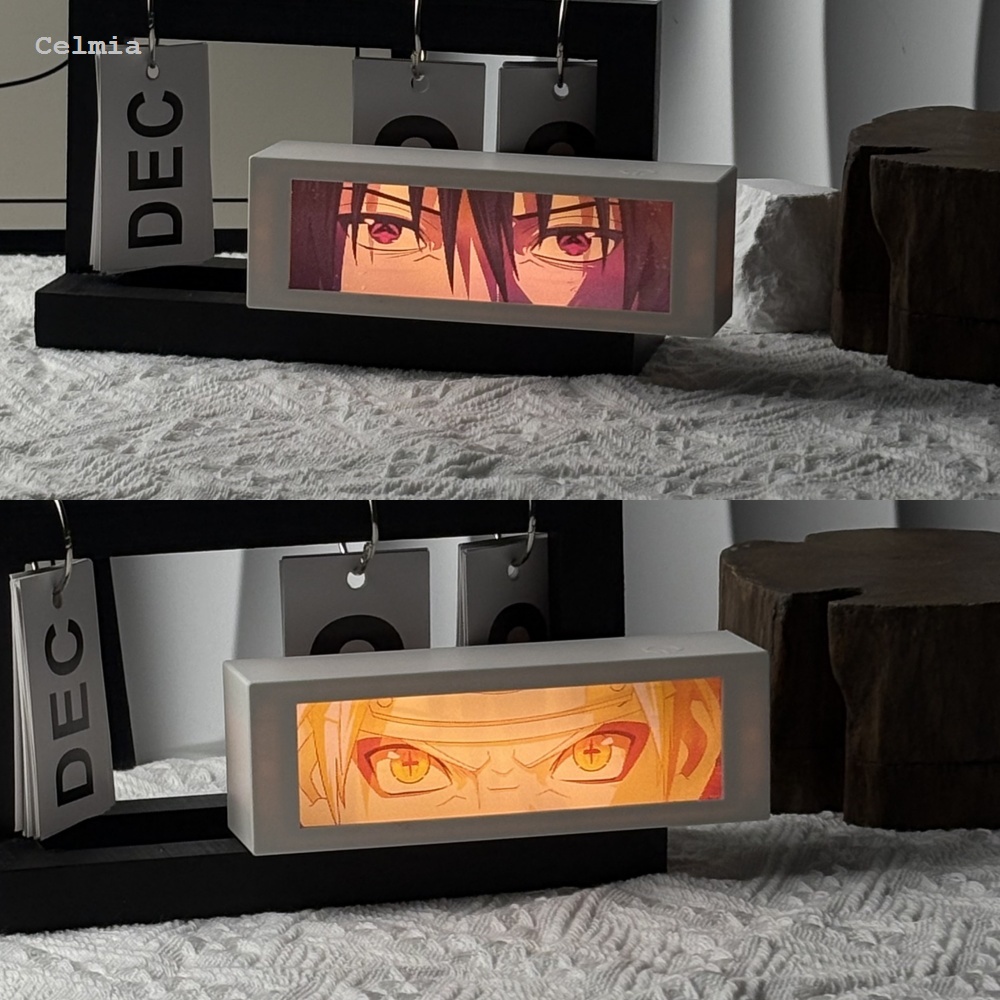 Celmia 3D Anime Motion Night Light Anime Laser Lamp Box Led Light For ...