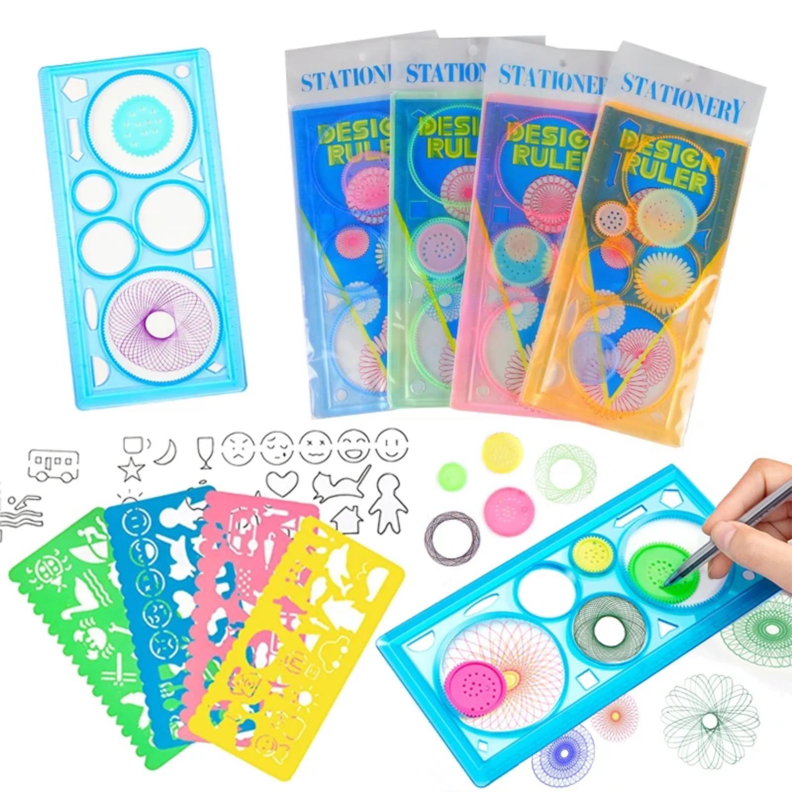 1 x Spirograph Geometric Ruler Learning Drawing Tool Stationery for ...