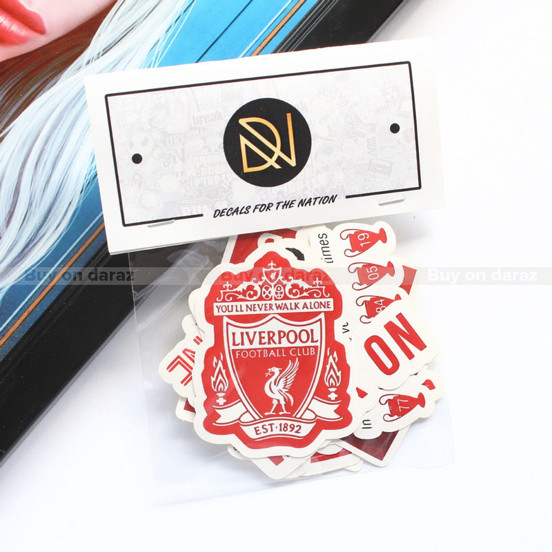 Sticker Pack | Liverpool Decals Waterproof Sticker Set- 10 pcs ...