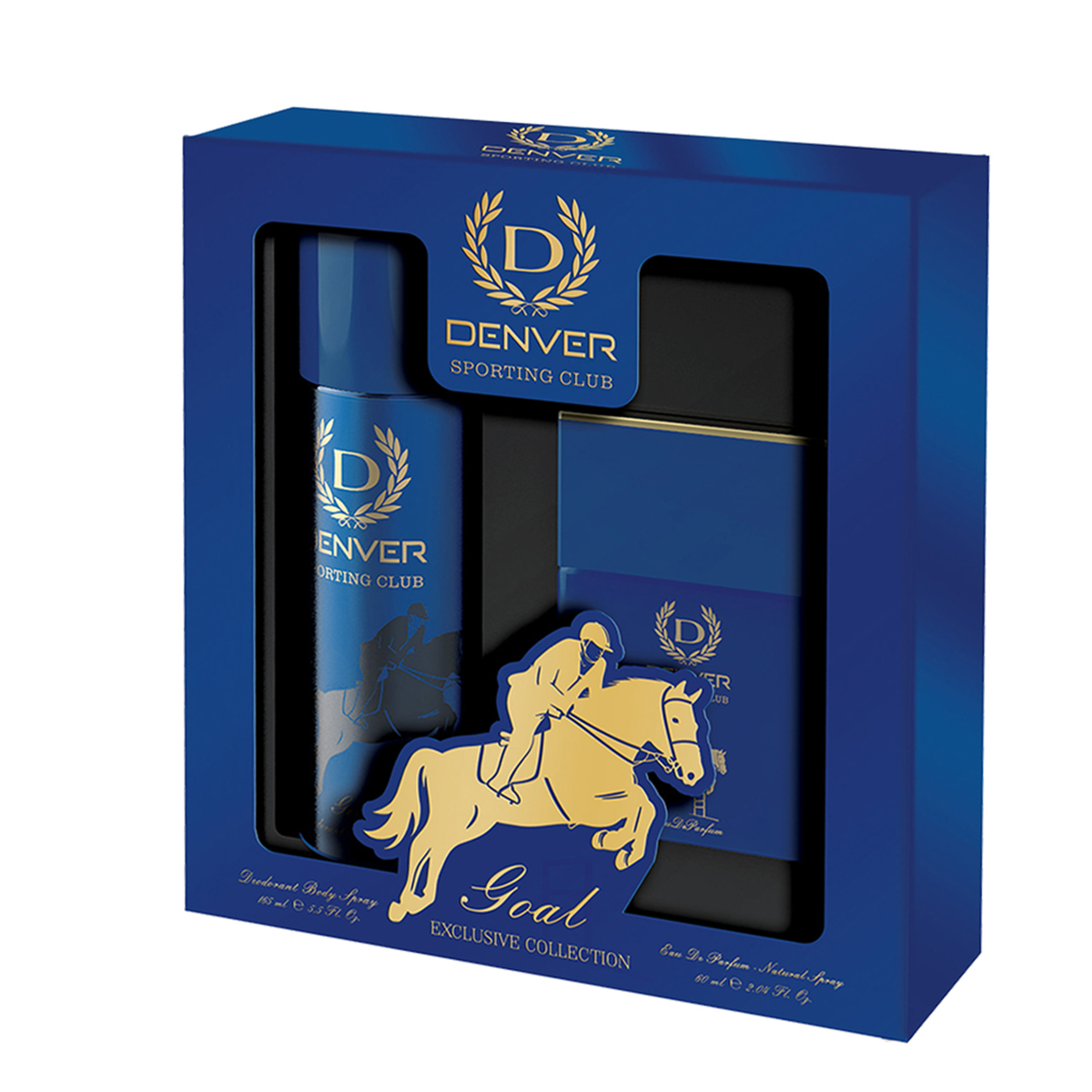 Denver Sporting Club Perfume & Deodorant Set - 60ml+165ml | Daraz.com.np