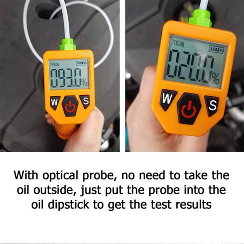 AUTOOL BT270 Engine Oil Quality Detector And Analyzer: LED Display Gas ...