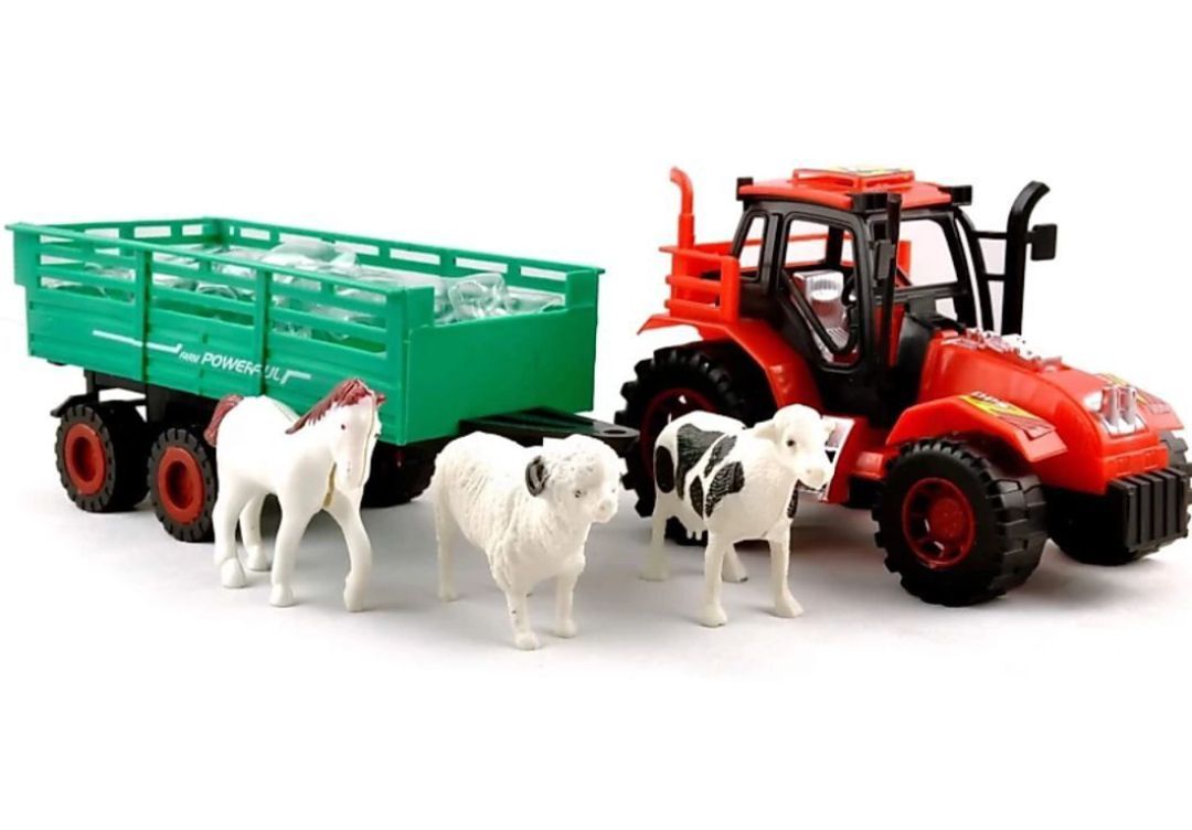 Tractor Trolley Toy With Animals For Kids | Daraz.com.np