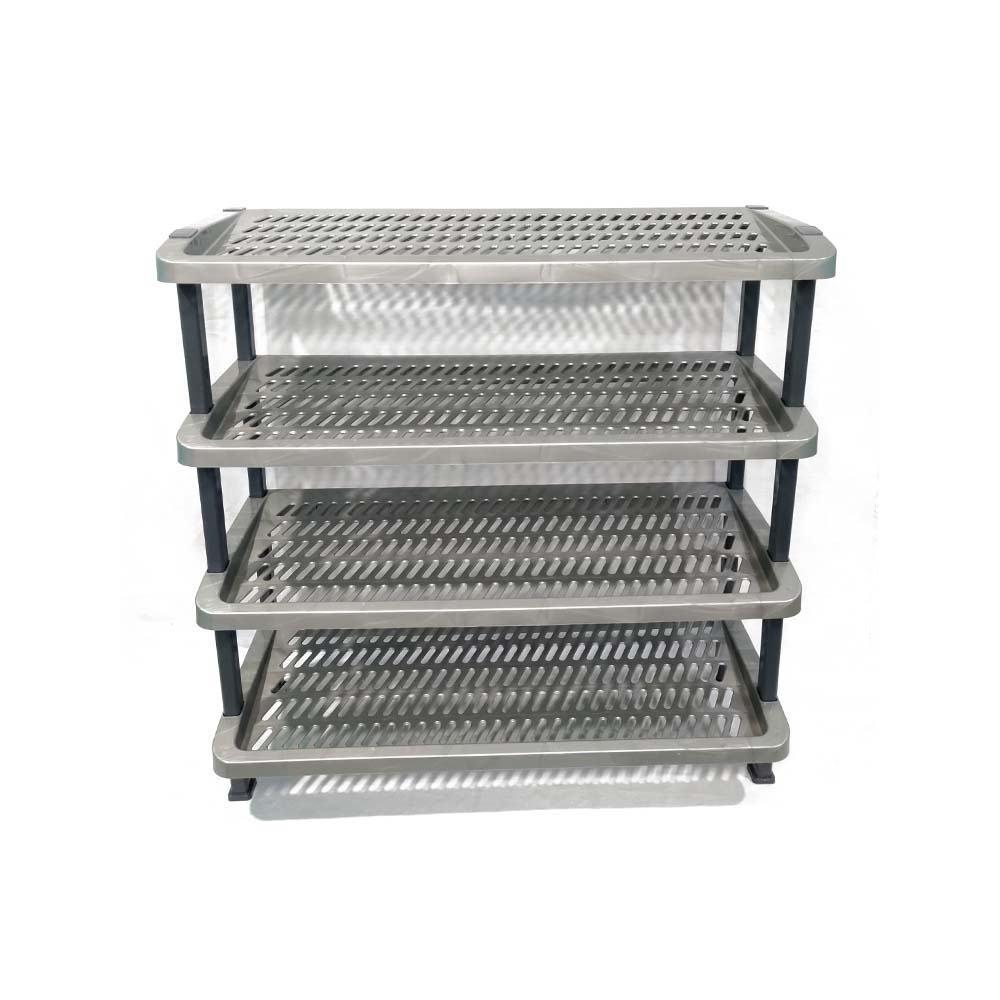 4 Layer Plastic Shoe Storage Rack Organizer | Daraz.com.np