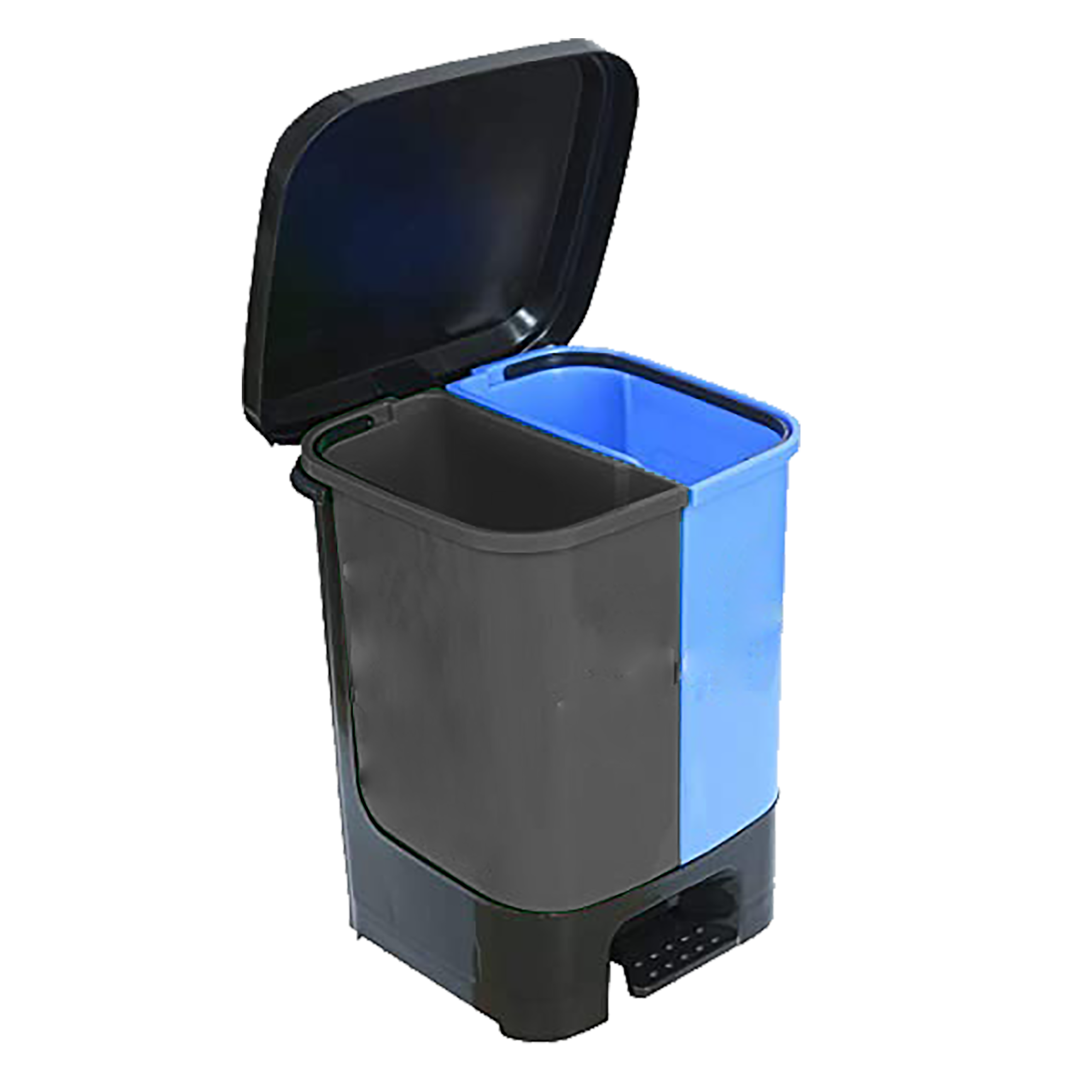 Doko Twin Bin with Two Compartments for Waste Segregation & Recycling ...