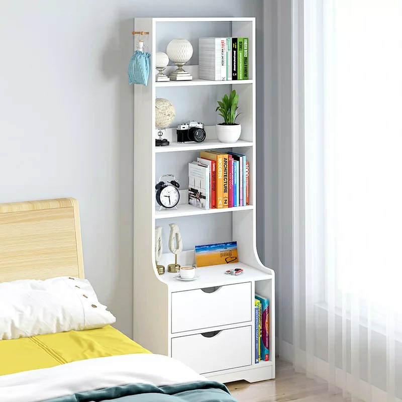 Kamakhya Decor L Shape Long Rack For Storage And As A Bedside Table In ...