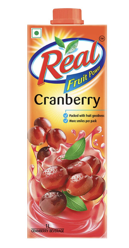 Real Fruit Power Cranberry 1 ltr | Daraz.com.np