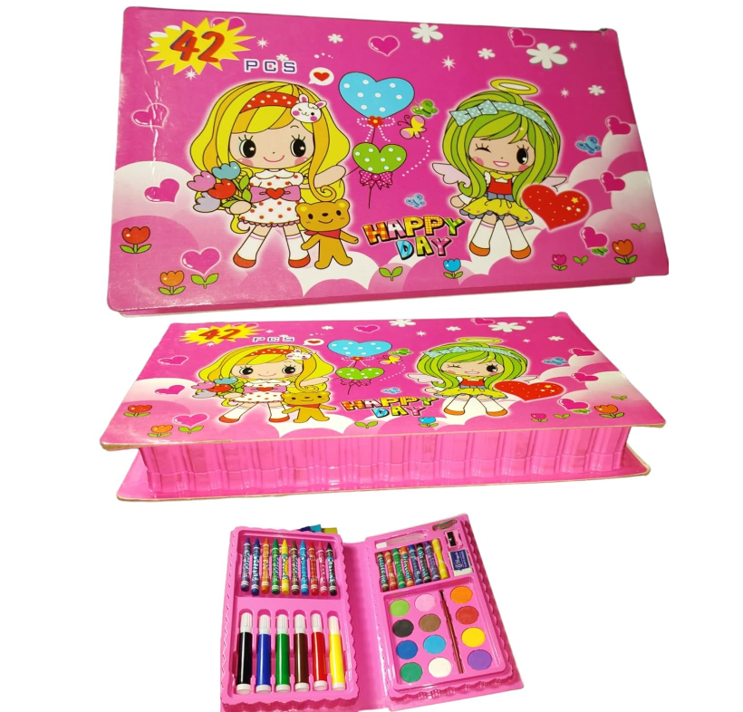 Sets Of Children'S Painting Stationery Set Watercolor Pen Gift Box Art ...