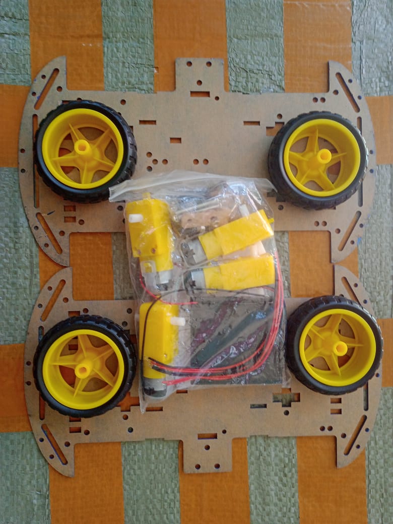 4WD Smart Robot Car Chasis Kits | Daraz.com.np