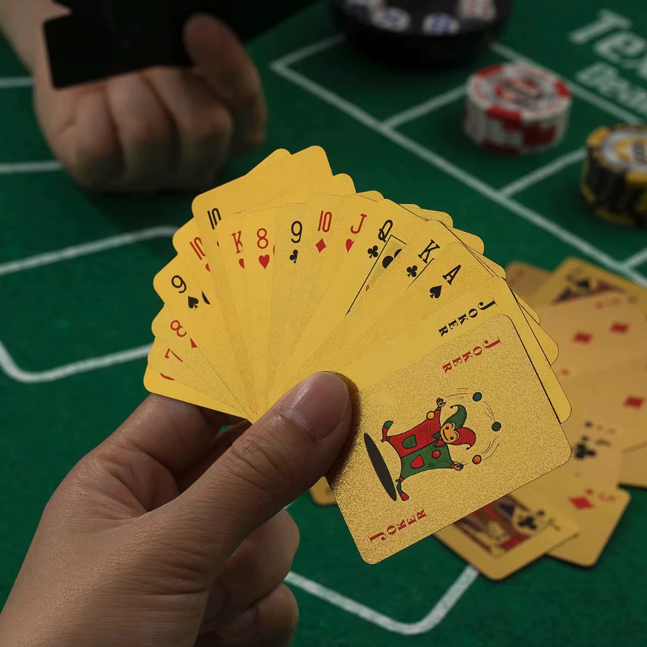 24K Golden Waterproof Playing Cards | 24K Golden Foil Poker Playing ...