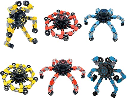 Transformable Fingertip Gyro, Fidget Spinner, Octopus robot , Spider ...