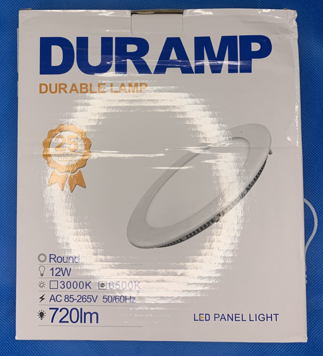 Duramp LED Panel Light - 18w - Conceal Panel - White/ Warm - Round