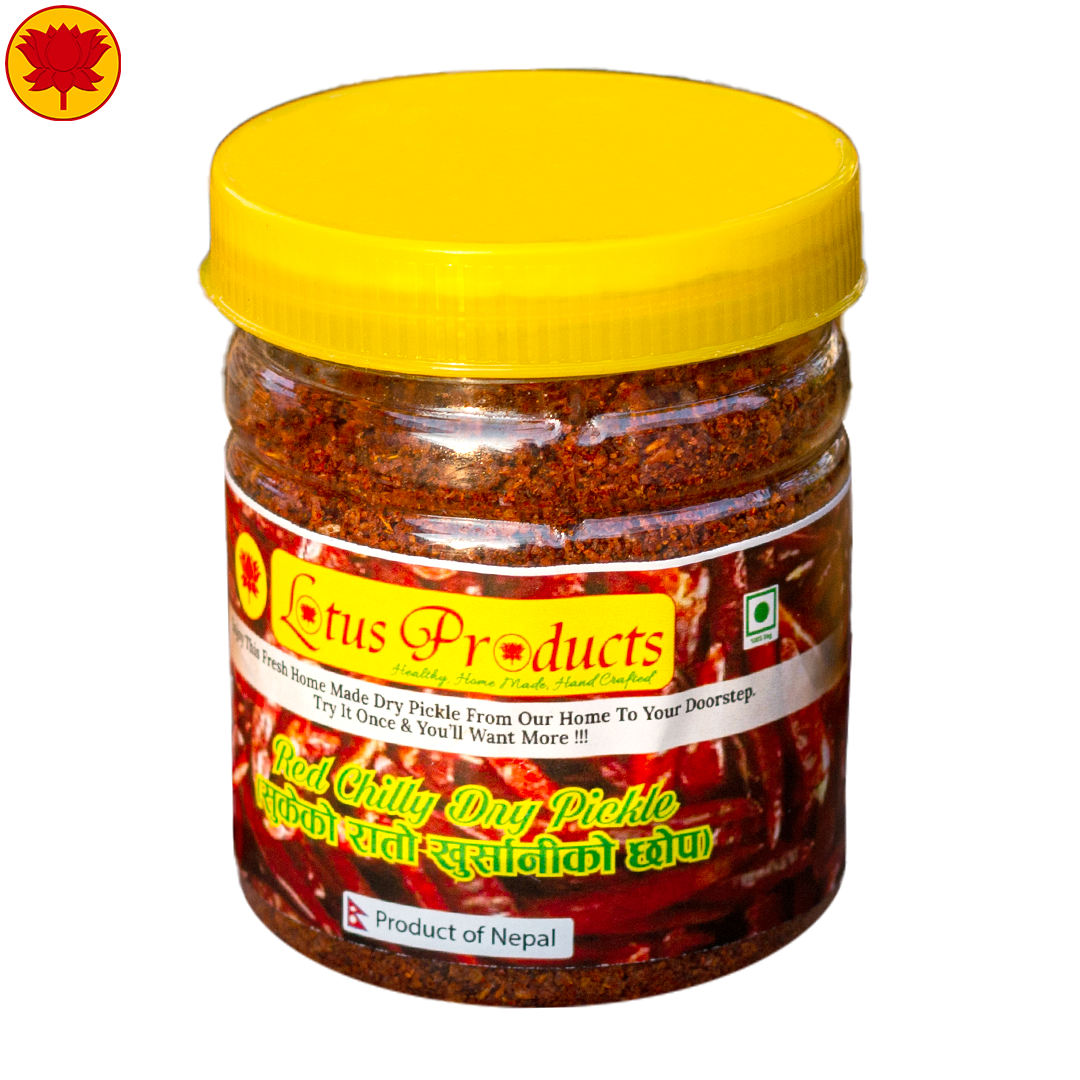 Chhop - Rato Khursani Ra Timur Ko Sukkha Achar (Homemade Dried Red ...