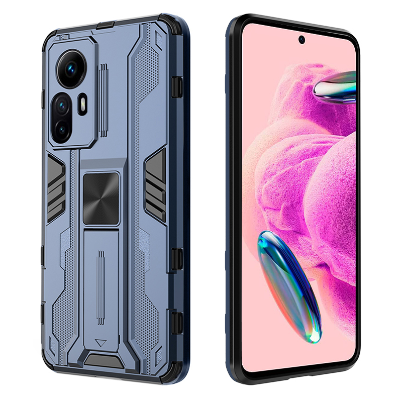 Vantime for Xiaomi Redmi Note 12S 4G Case Shockproof Kickstand Armor Camera Lens Protector Hard ...