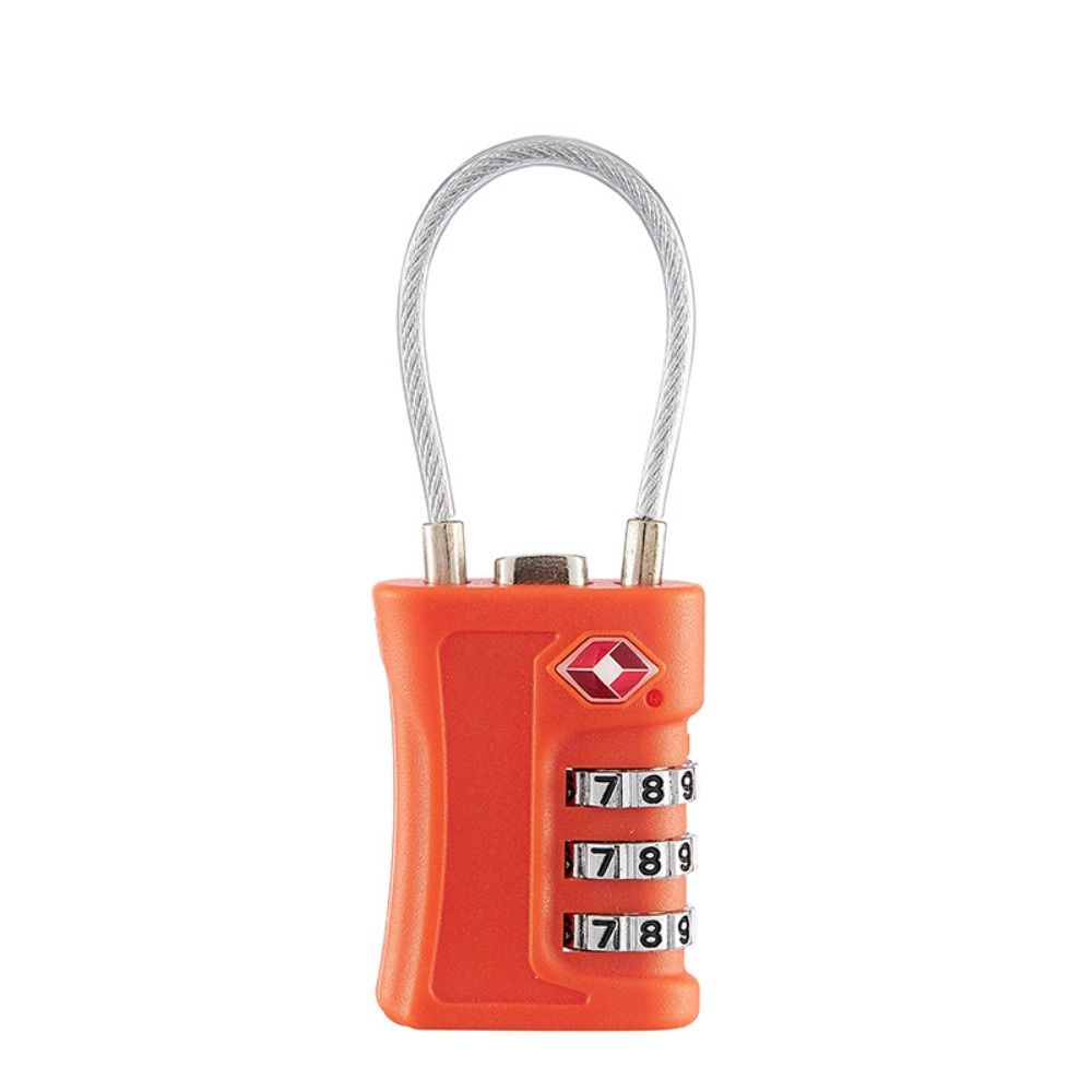 Metal Code Lock Bag Lock Code Contrast Color Customs Luggage Lock Anti ...