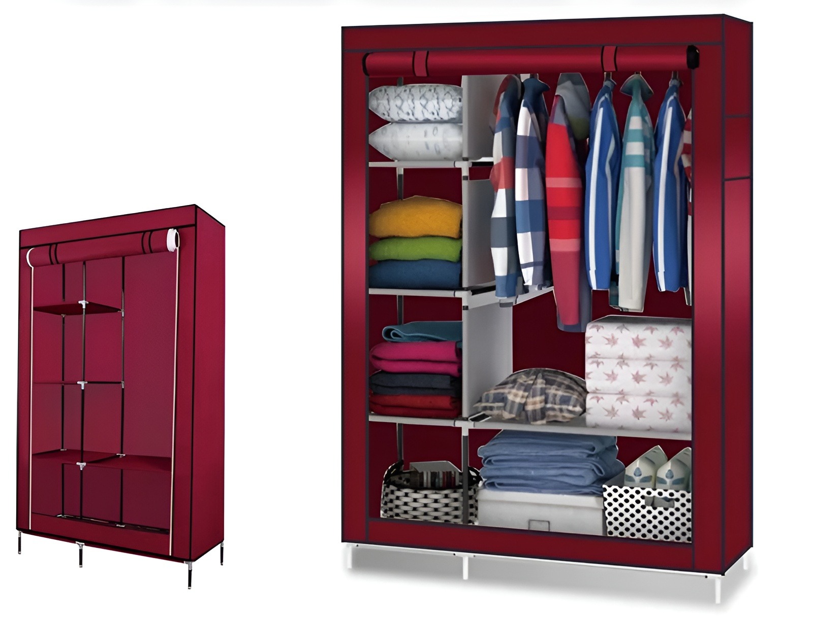 (Color May Vary)88105 Storage Wardrobe Clothes Organizer | Daraz.com.np