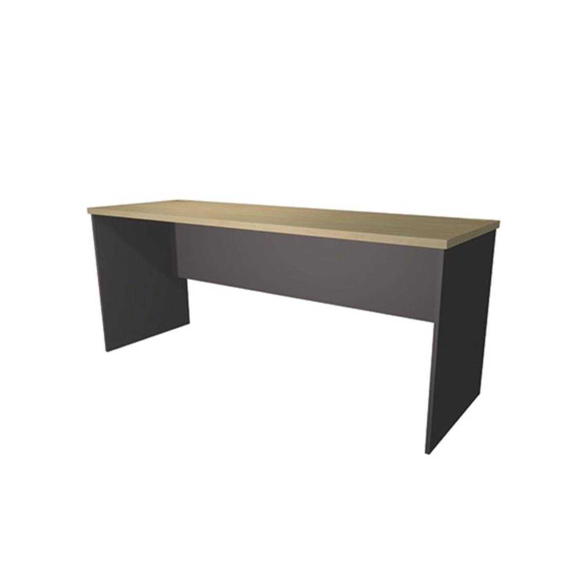 Sb Furniture Able Desk Dk180 Sdw - Dark Grey/Maple | Daraz.com.np