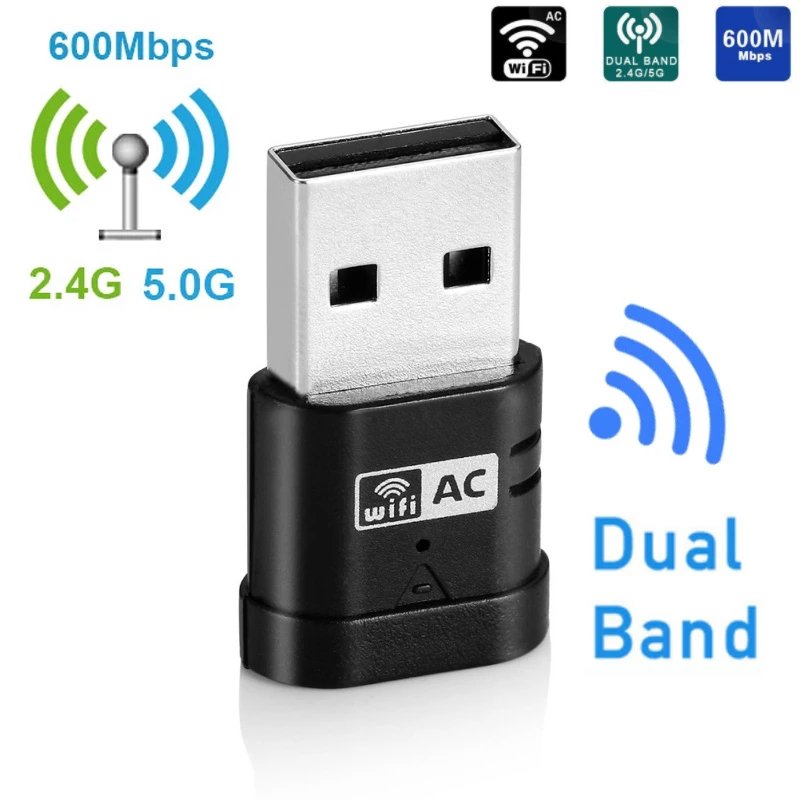 Next Dual Band Usb Wifi Network Adapter Super Mini Wireles AC600 ...