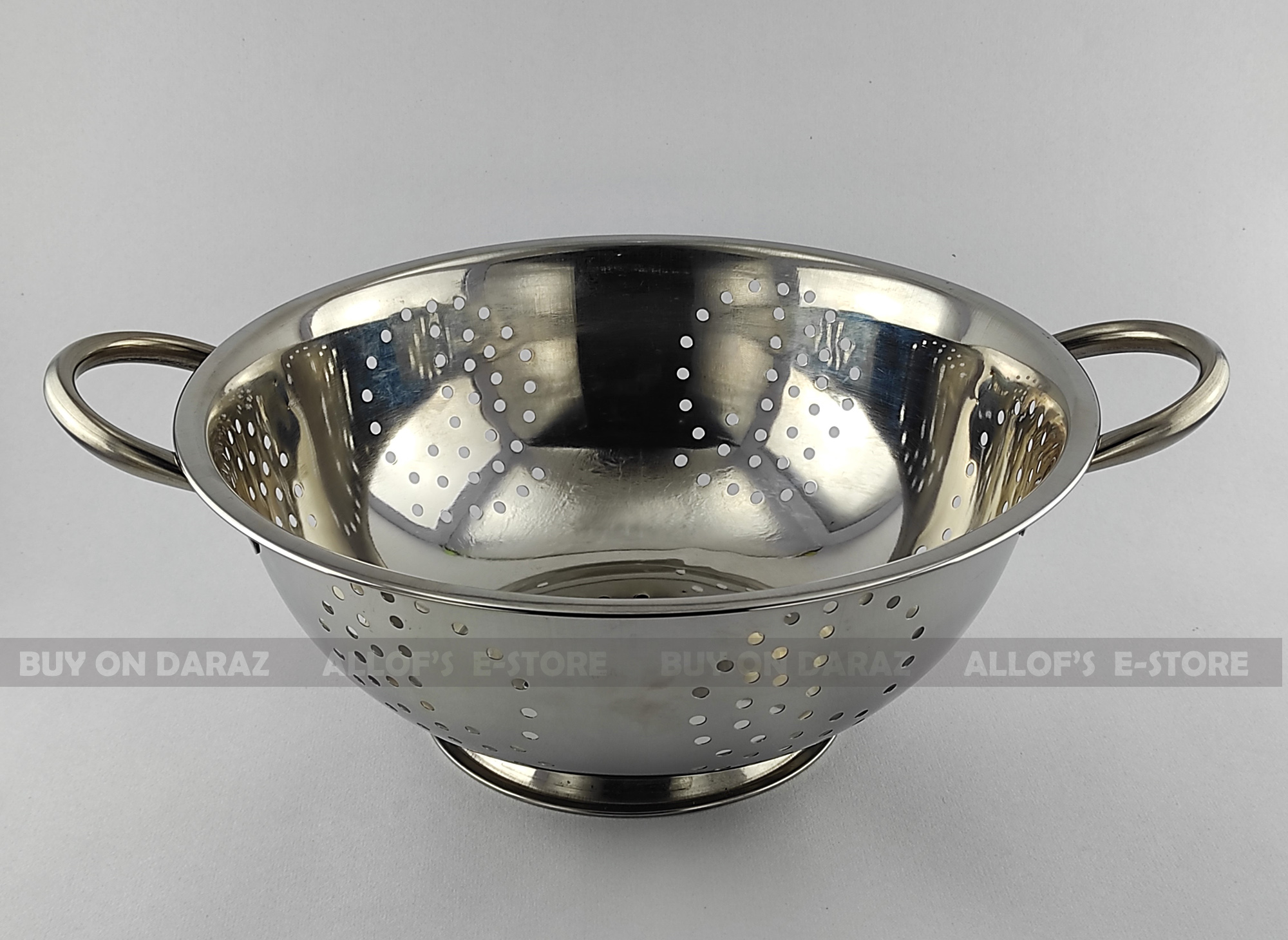 Stainless Steel Colander/Strainer With Handle-26 cm -Easy To Strain ...