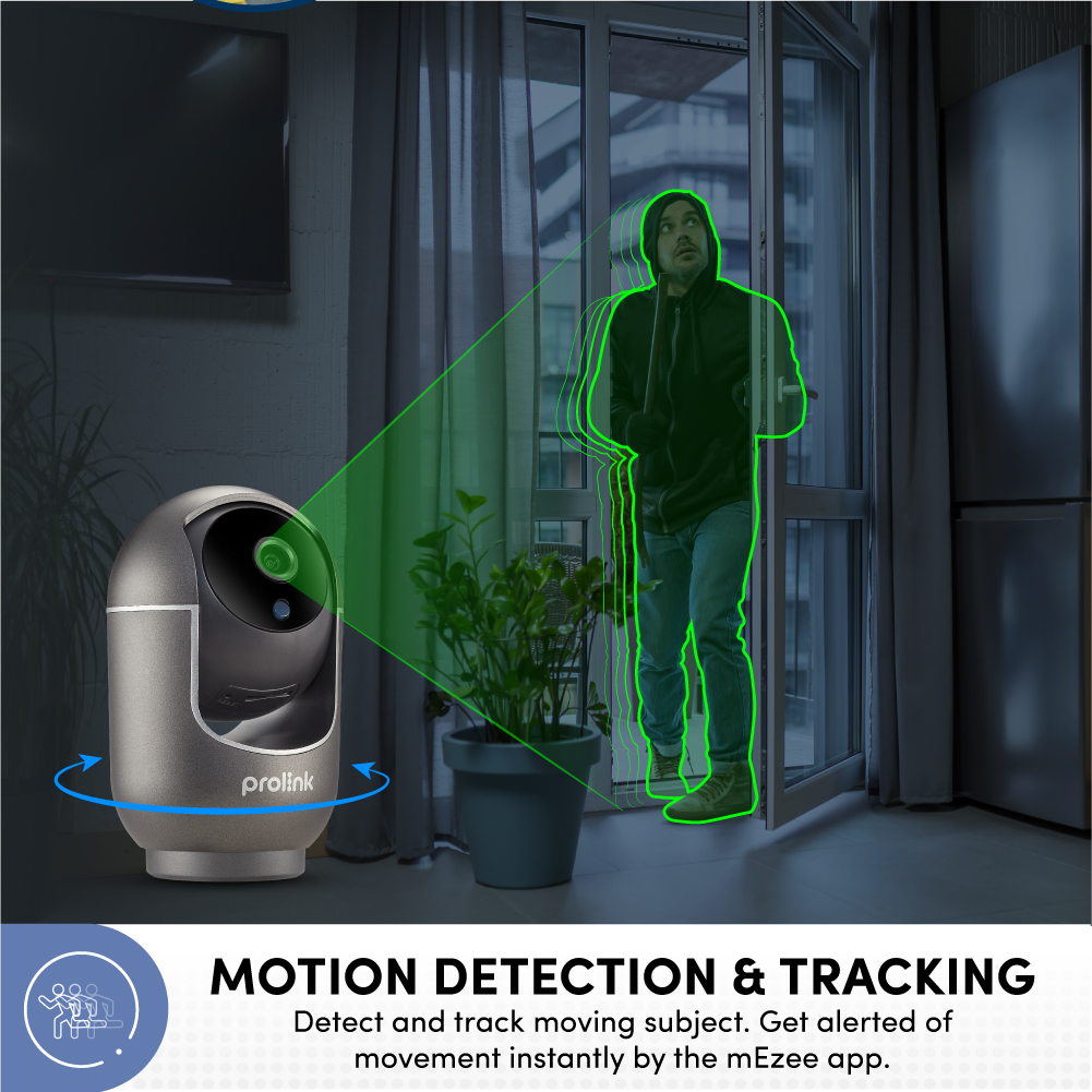 Prolink Dual Band 3MP Full HD 2304x1296px Home Security Wireless Wifi ...