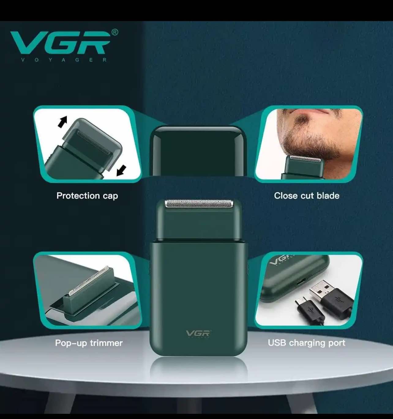 Ez VGR V-390 Car Razor Portable Razor Electric Mini Razor Push White ...