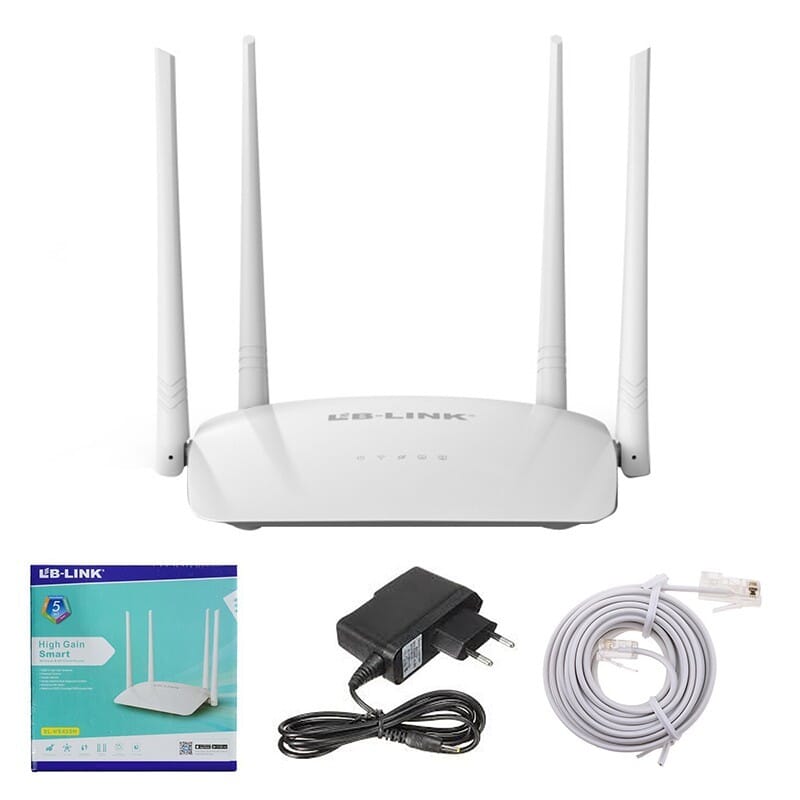 LB-Link BL-WR450H 300Mbps Wireless Router/Extender – 4 High-Gain ...
