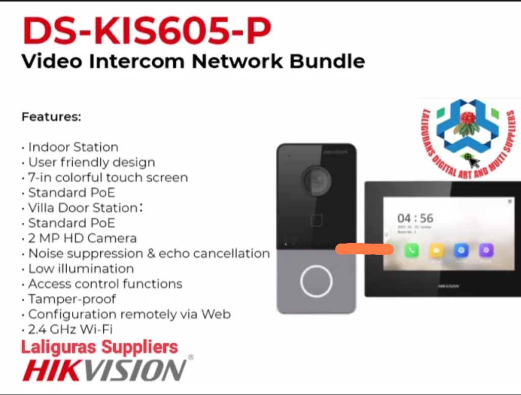 Hikvision IP Video Intercom Kit With Indoor And Door Station | Daraz.com.np