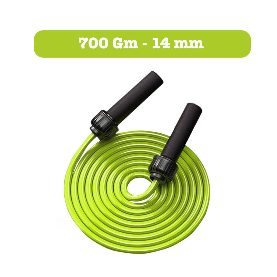 700 Gm 14 mm Weighted Jump Rope For Boxing Muay Thai MMA Fitness Cardio ...